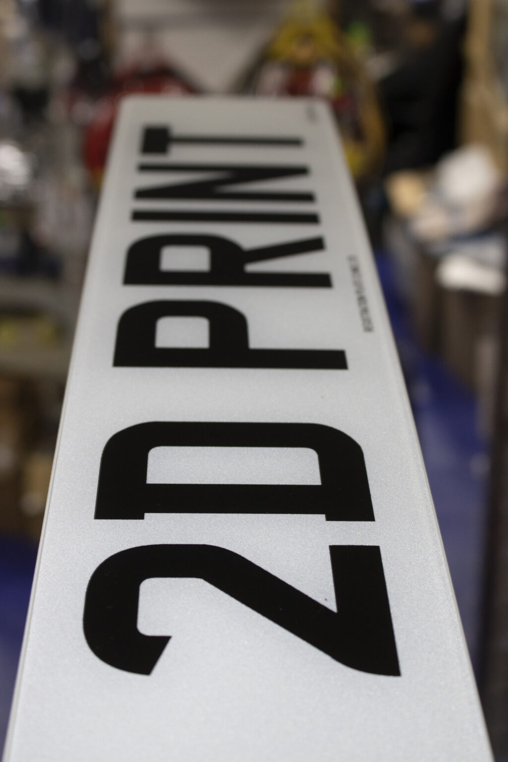 2D Printed EV Number Plate - registrationplateclinic.co.uk
