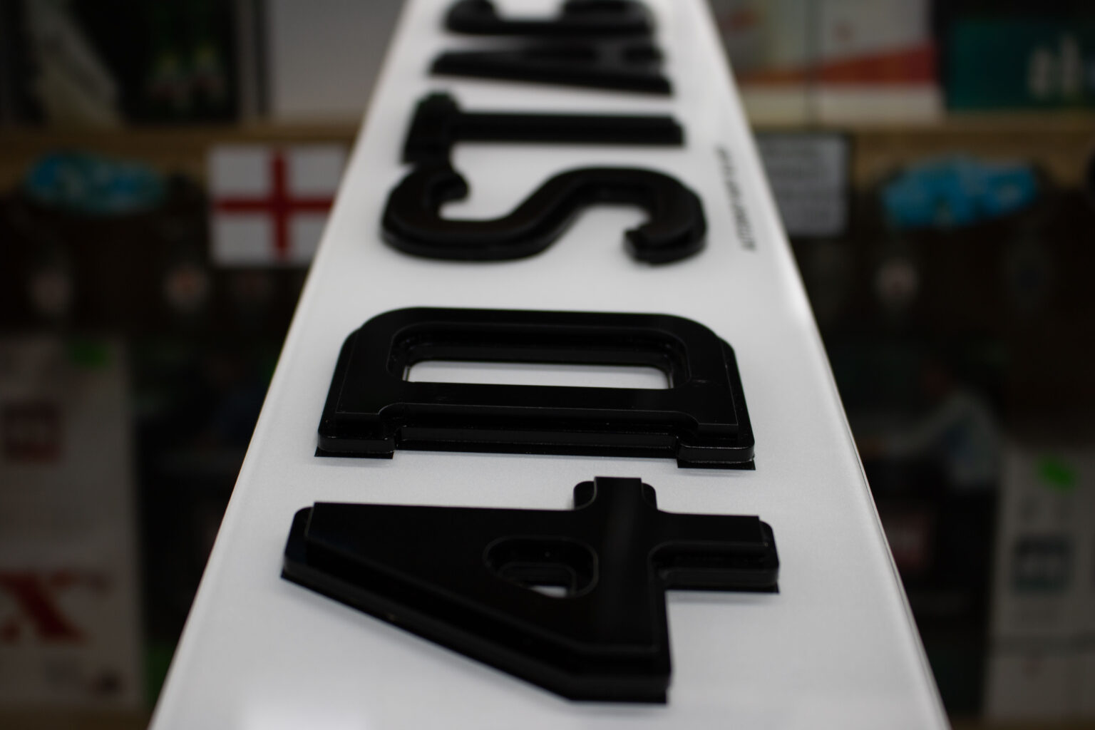 4D Laser Cut Short 16″ Number Plate (6 Digit) - registrationplateclinic ...